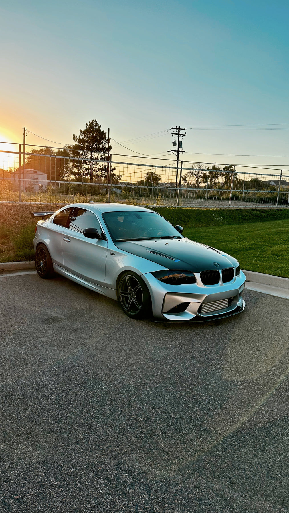 BMW E-Series E9X E8X Carbon Fiber Front Lip Splitter (Coupe/Sedan/Vert ...