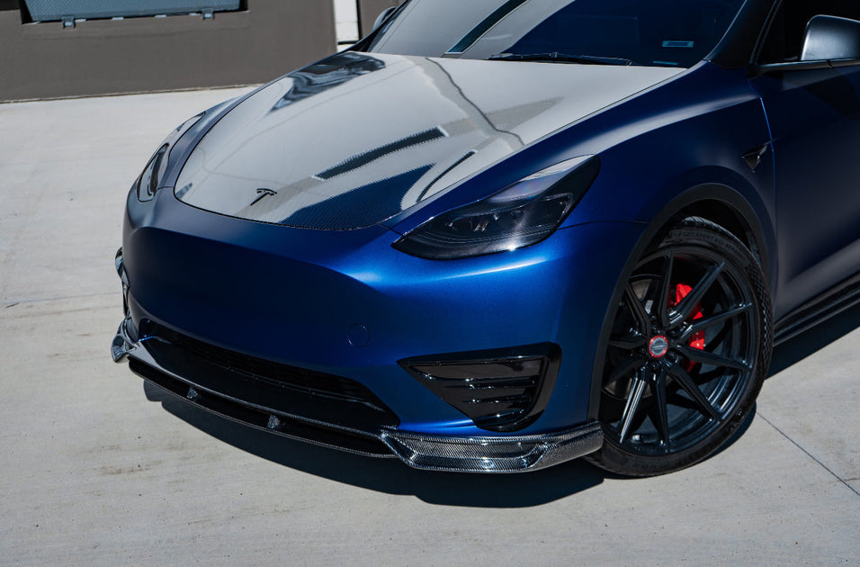 Tesla Model Y Carbon Fiber Front Lip – Nelson Racing Wheel