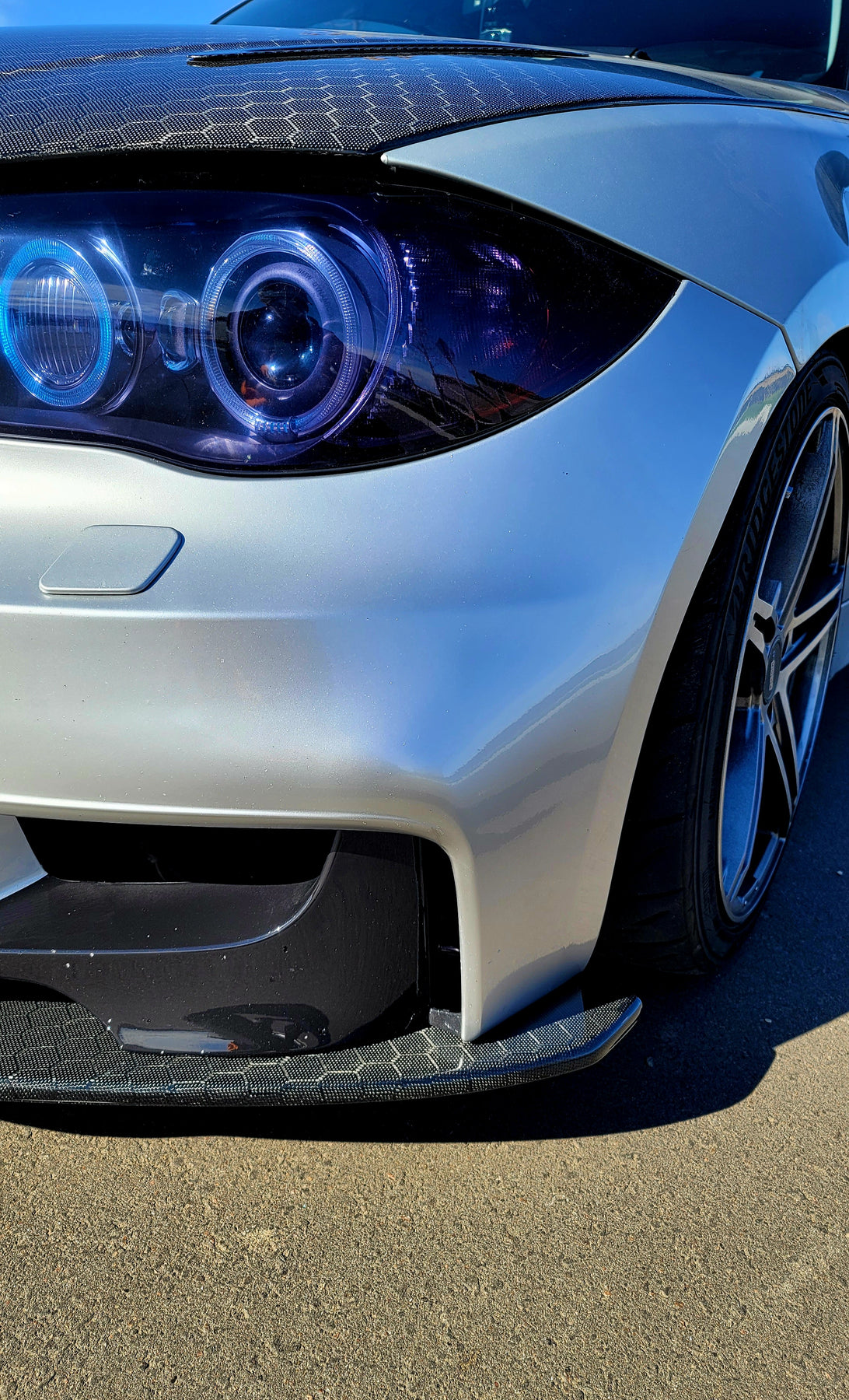 BMW E-Series E9X E8X Carbon Fiber Front Lip Splitter (Coupe/Sedan/Vert ...