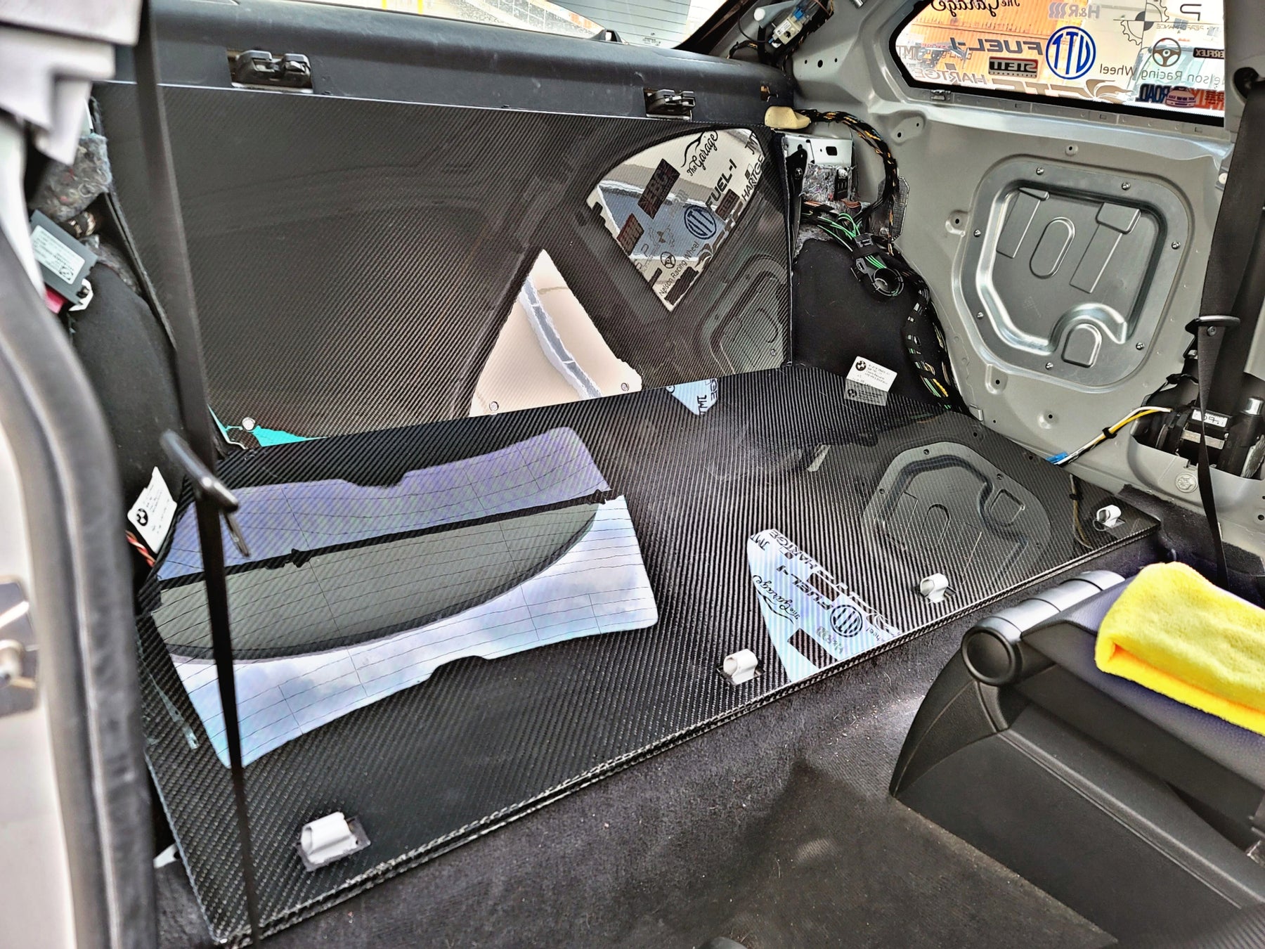 BMW 1-Series (135i/1M E82) Rear Seat Delete (Full Carbon Fiber ...